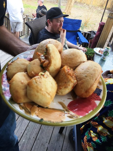 Crawfish Stuffed Pistolettes Recipe